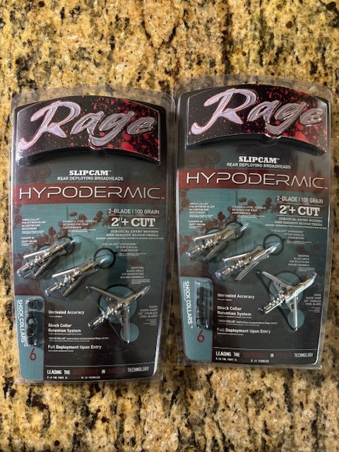 Rage Hypodermic Broadheads - Classified Ads - CouesWhitetail.com ...